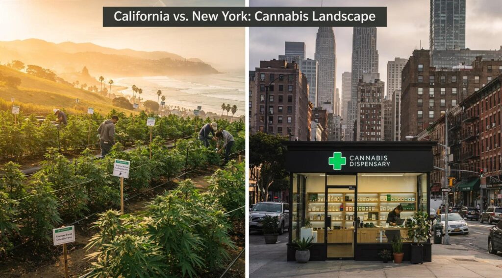 California vs. New York Cannabis Insurance Requirements: A Comparative ...